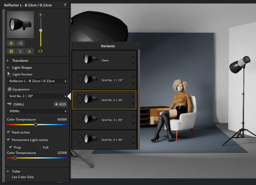 set.a.light 3D - Lighting Simulator for photographers & filmmakers