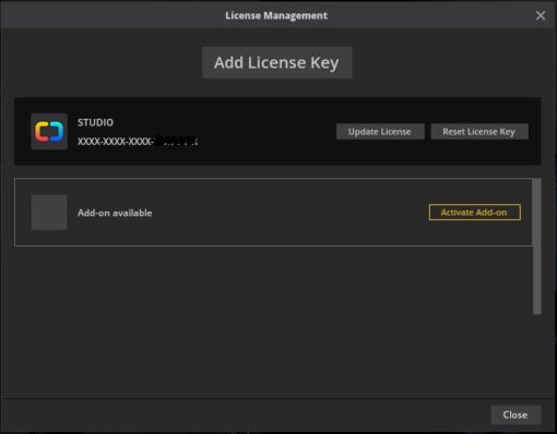 Activate add-on - elixxier Software